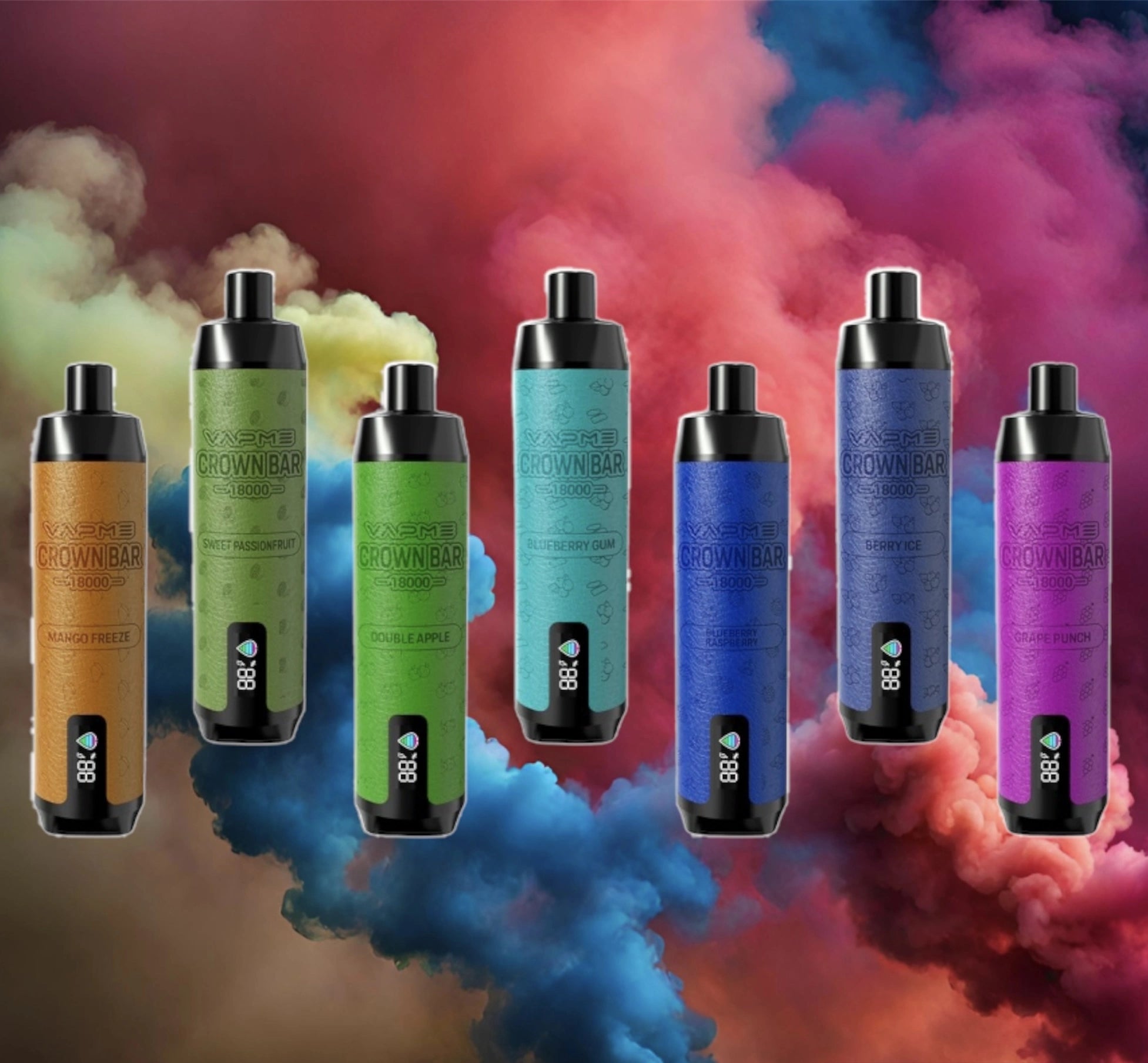 Puff 18000 Vapme Crown Bar - 12 Saveurs Uniques, Performance et Luxe ...