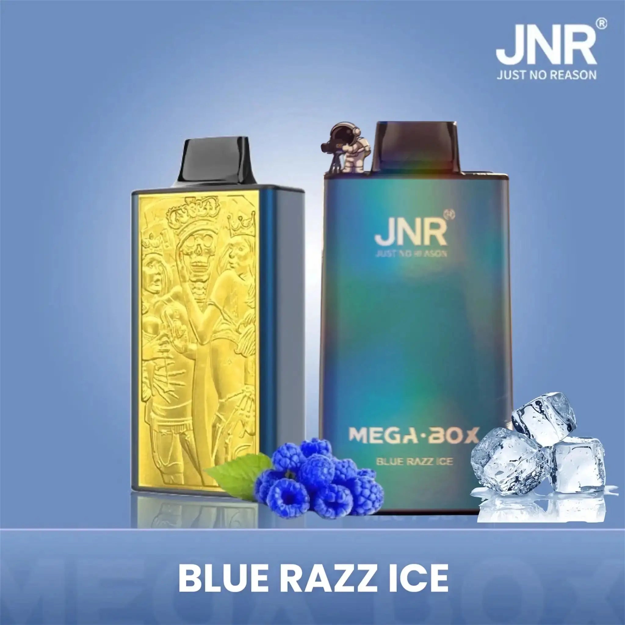 Puff 25000 JNR Mega Box - Blue Razz Ice Flavor | 20mg Nicotine – 10lapuff