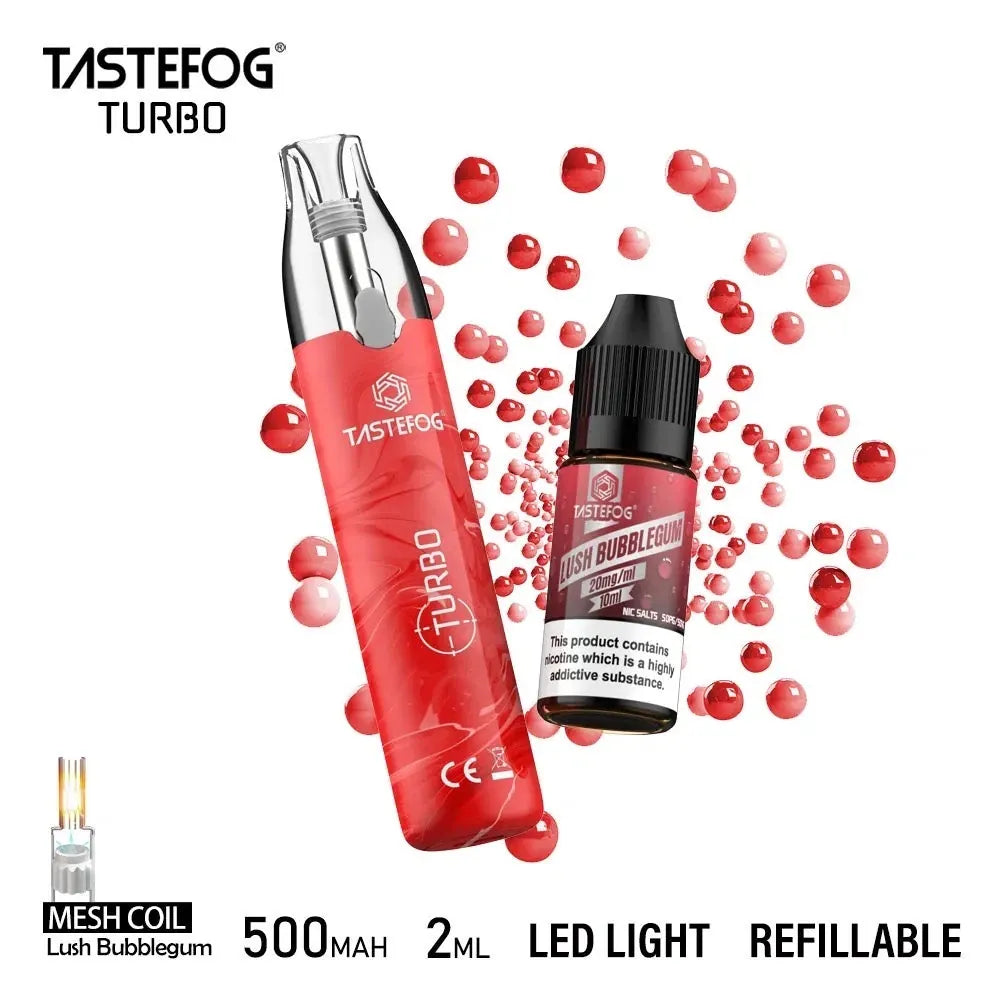 Puff 5000 Tastefog - Rechargeable Pastèque Bubblegum, 500mAh, 2ml, LED ...