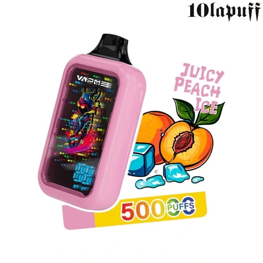 Vapme 50000 Juicy Peach Ice – Ultra Juicy Iced Peach – 10lapuff